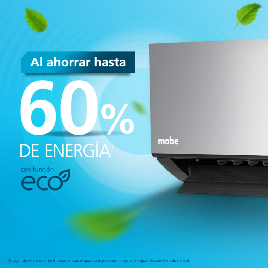 Aire Acondicionado Mini Split Mabe Inverter 110v 12000 BTU Blanco ...